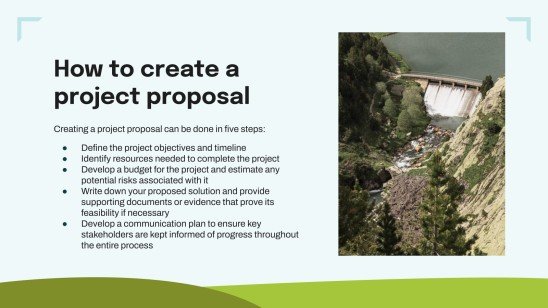 Hydroelectric Power Plant Project Proposal