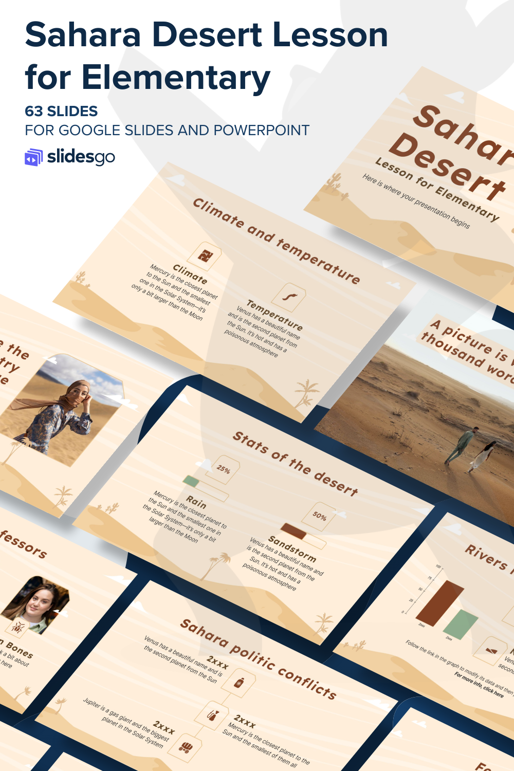 Sahara Desert Lesson for Elementary | Google Slides & PPT