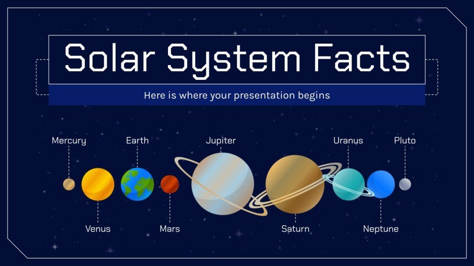 Plantillas de Google Slides y PowerPoint del Sistema Solar