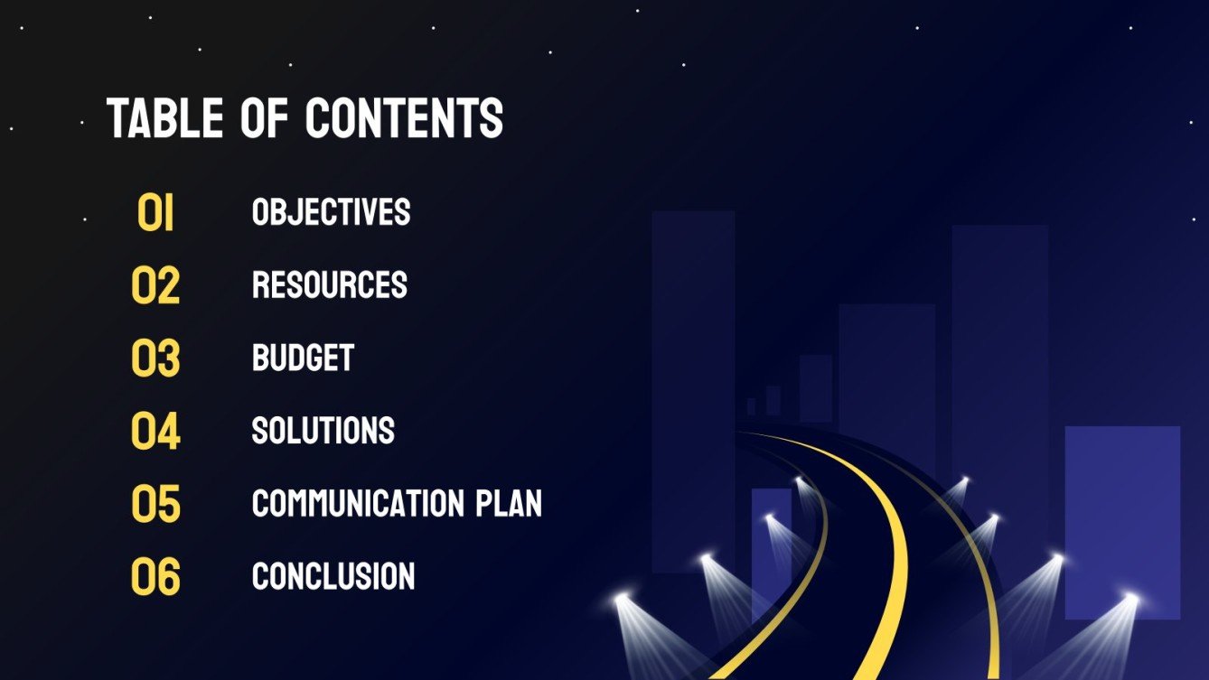 Roadway Lighting Project Proposal | Google Slides & PPT