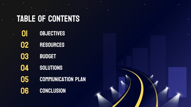 Roadway Lighting Project Proposal | Google Slides & PPT