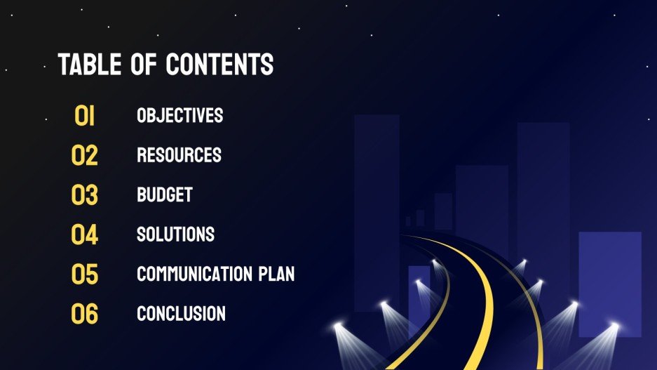 Roadway Lighting Project Proposal | Google Slides & PPT