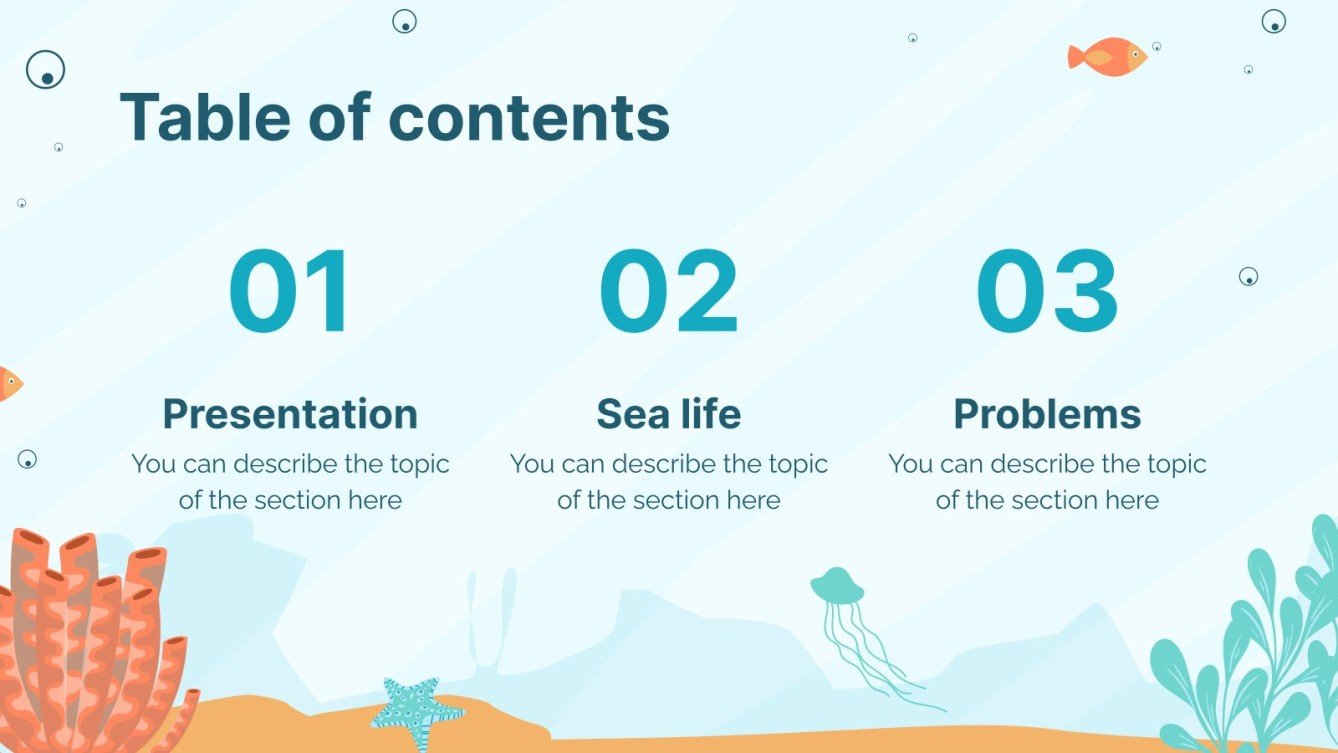 Sea Life Lesson for Middle School | Google Slides & PPT