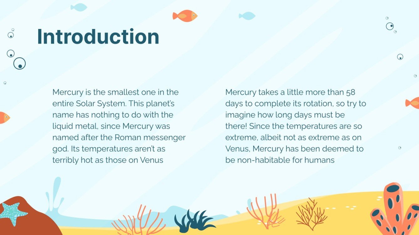 Sea Life Lesson for Middle School | Google Slides & PPT