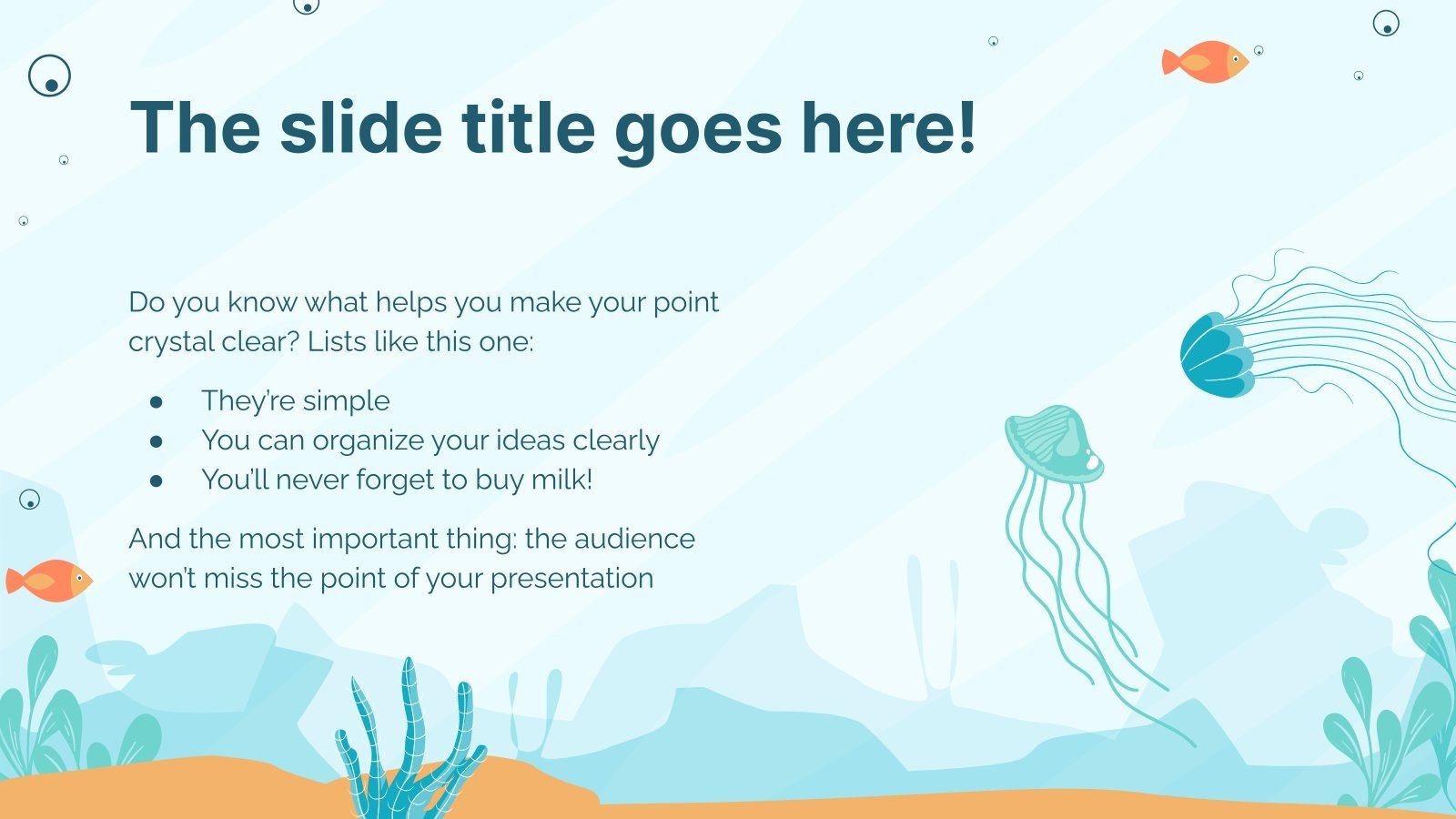 Sea Life Lesson for Middle School | Google Slides & PPT