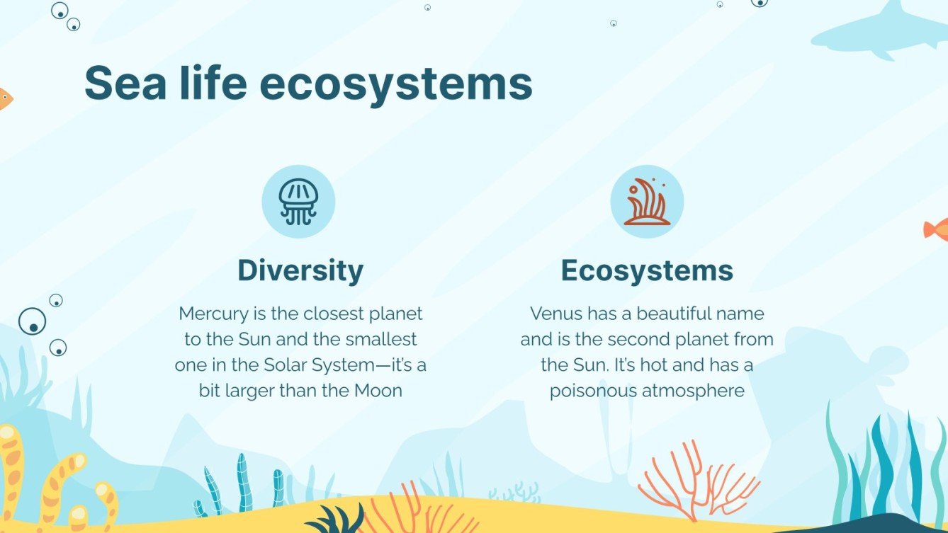 Sea Life Lesson for Middle School | Google Slides & PPT