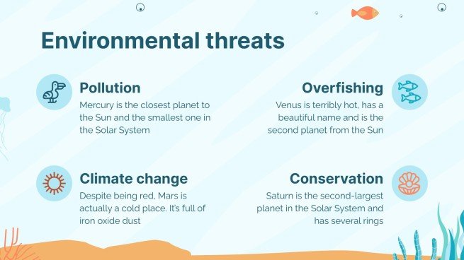 Sea Life Lesson for Middle School | Google Slides & PPT