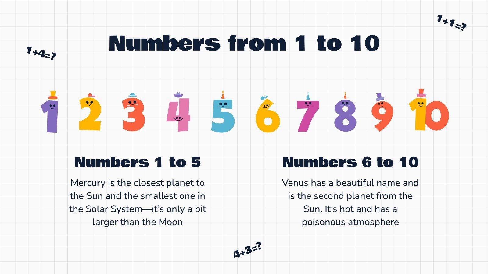Numbers Lesson for Pre-K | Google Slides & PowerPoint