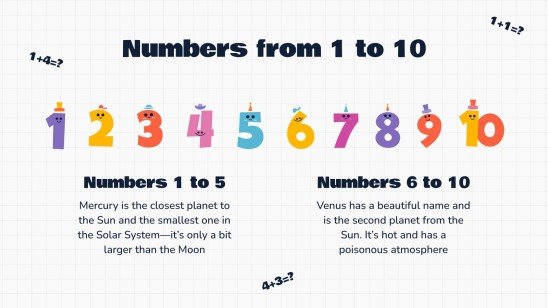 Numbers Lesson for Pre-K | Google Slides & PowerPoint