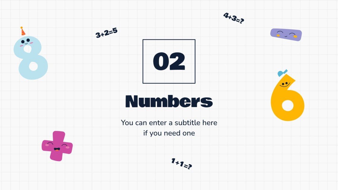Numbers Lesson for Pre-K | Google Slides & PowerPoint