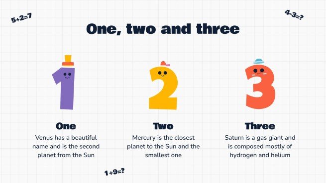 Numbers Lesson for Pre-K | Google Slides & PowerPoint