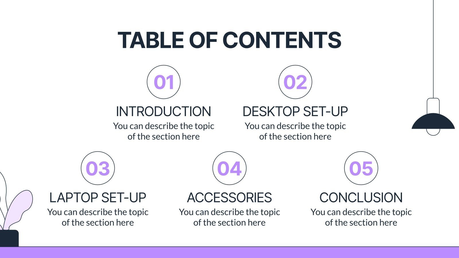 Minimalist Computer Set-Up Designs | Google Slides & PPT