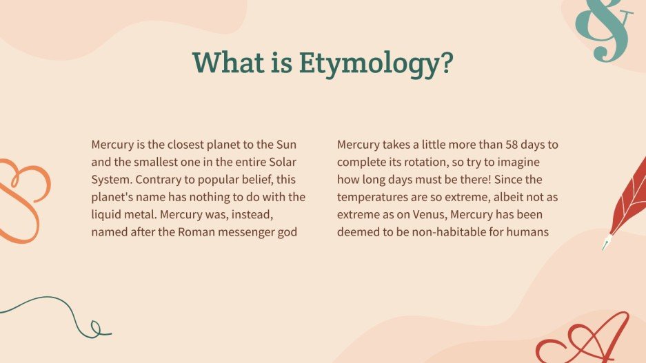 B.A. Classical Philology: Etymology | Google Slides & PPT