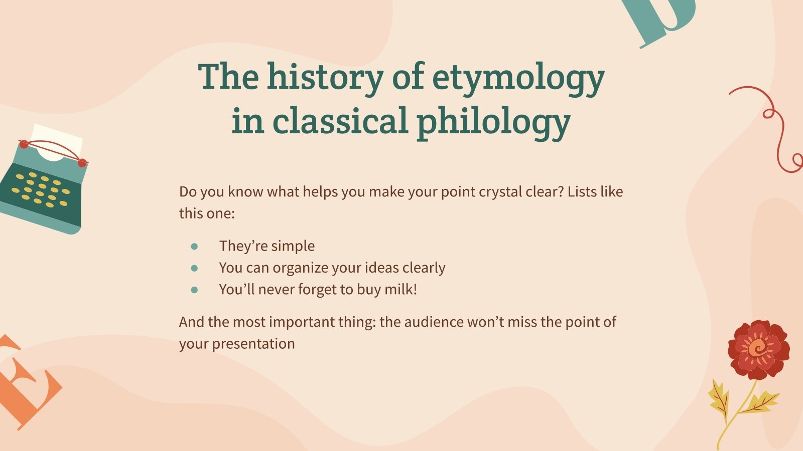 B.A. Classical Philology: Etymology | Google Slides & PPT