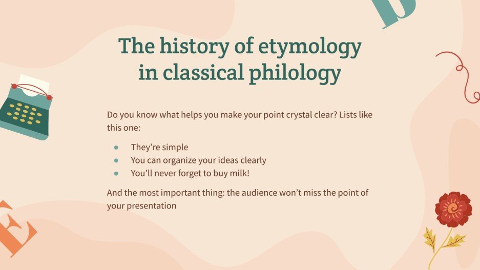 B.A. Classical Philology: Etymology | Google Slides & PPT