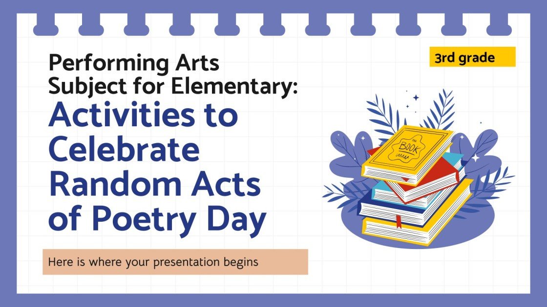 Activities to Celebrate Random Acts of Poetry Day
