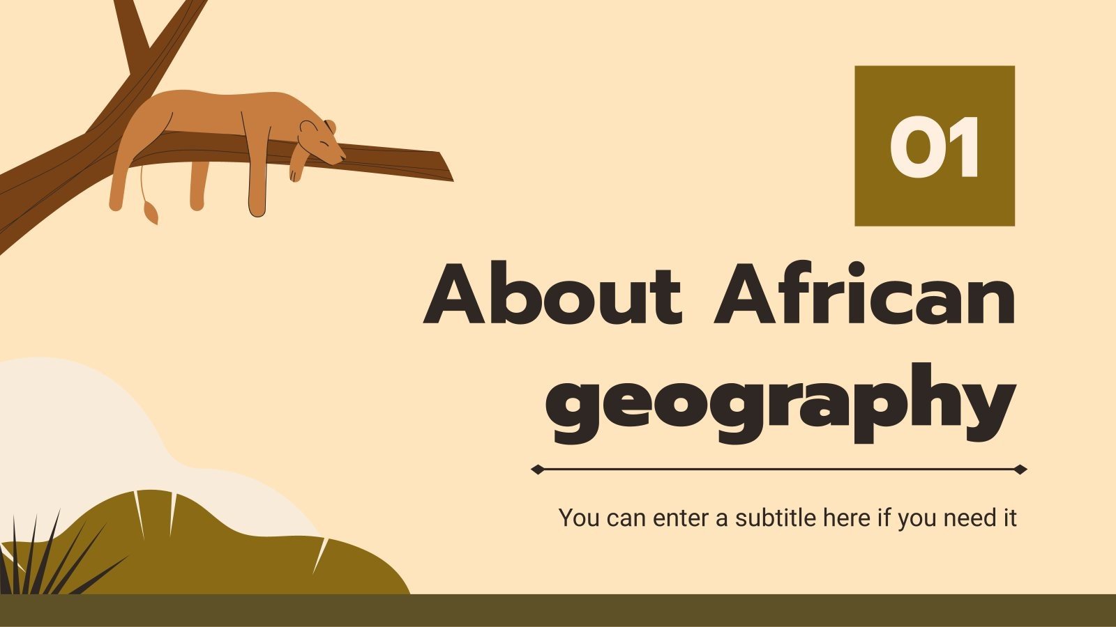 Geography Lesson for Middle School: Africa | Google Slides