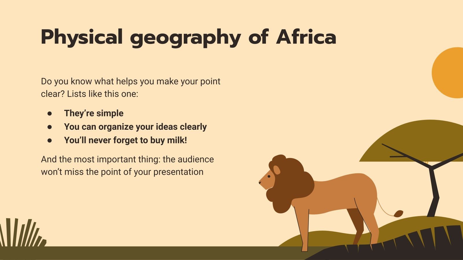 Geography Lesson for Middle School: Africa | Google Slides