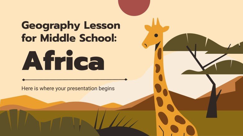Free templates about Africa for Google Slides and PowerPoint