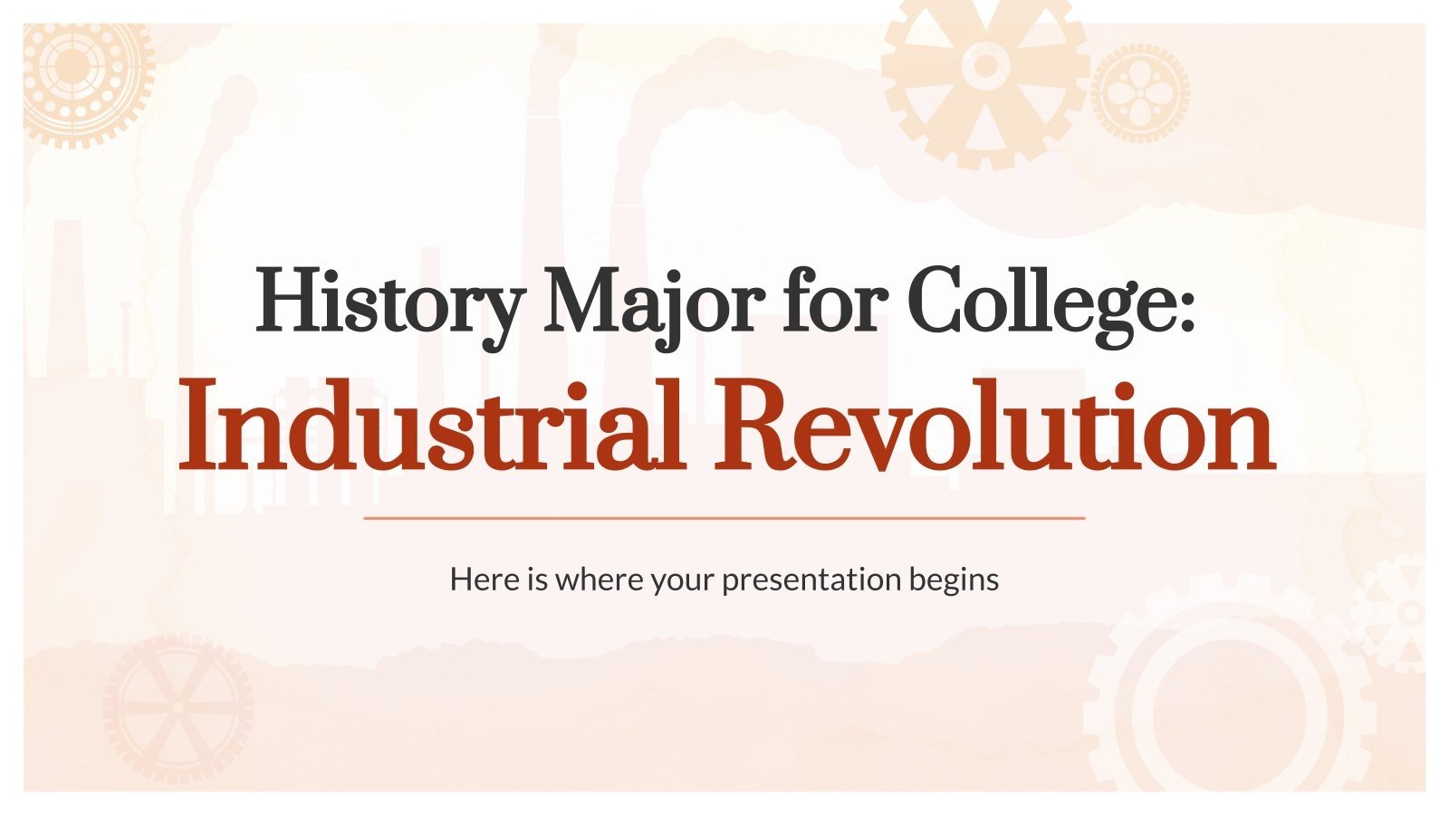 History Major for College: Industrial Revolution