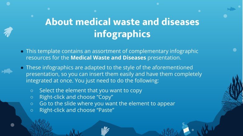Medical Waste and Diseases Infographics | Google Slides