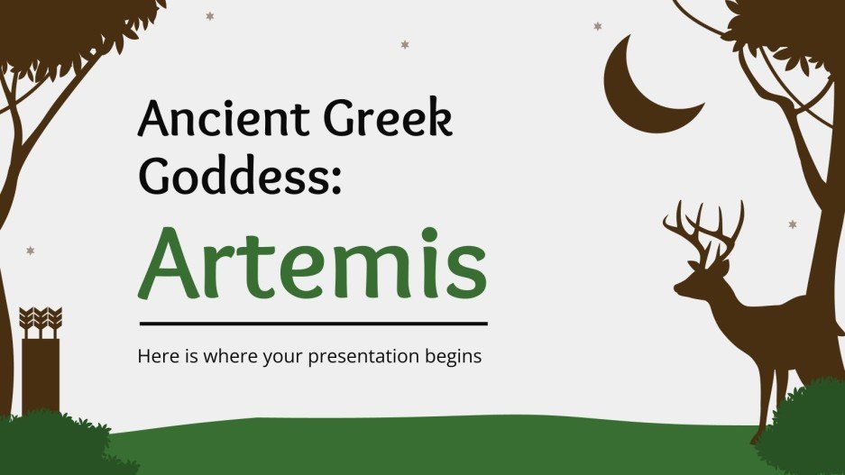 Antike griechische Göttin: Artemis | Google Slides & PPT