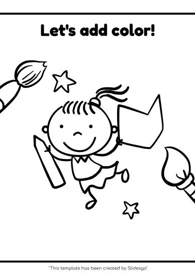 Doodle Coloring Book! | Google Slides & PowerPoint