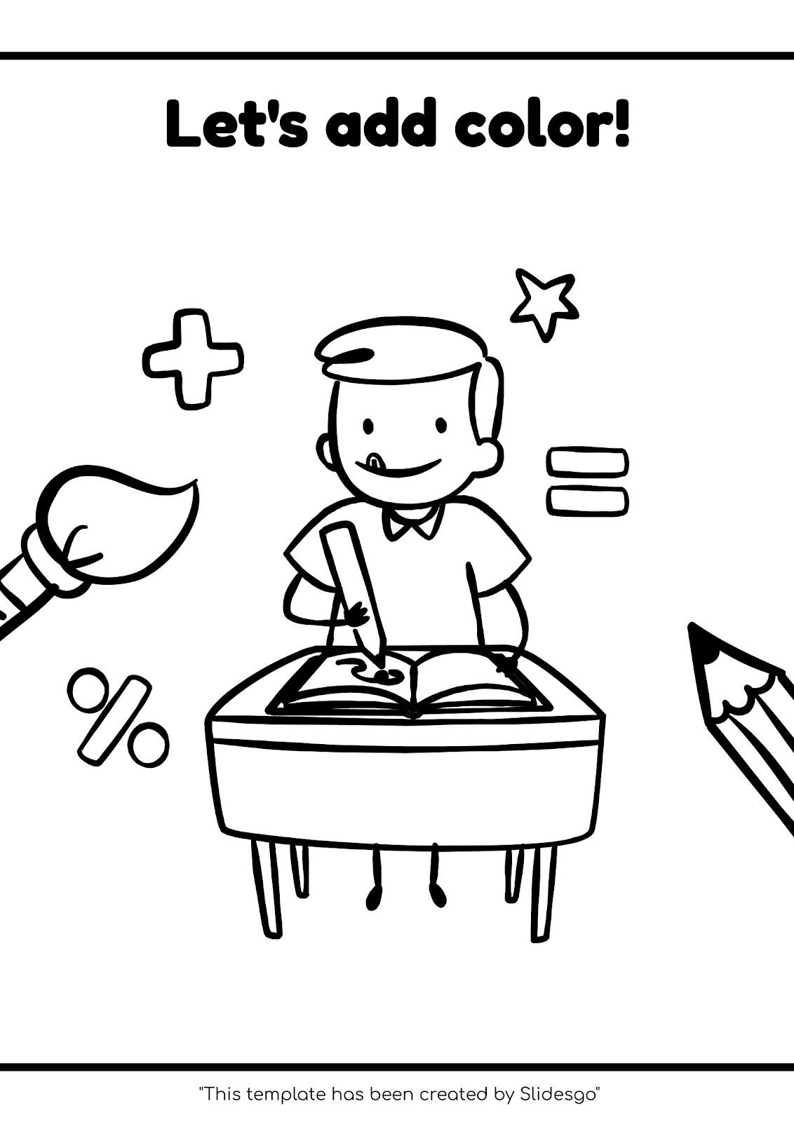 Doodle Coloring Book! | Google Slides & PowerPoint