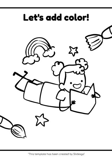 Doodle Coloring Book! | Google Slides & PowerPoint