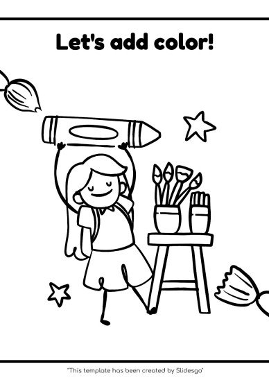 Doodle Coloring Book! | Google Slides & PowerPoint