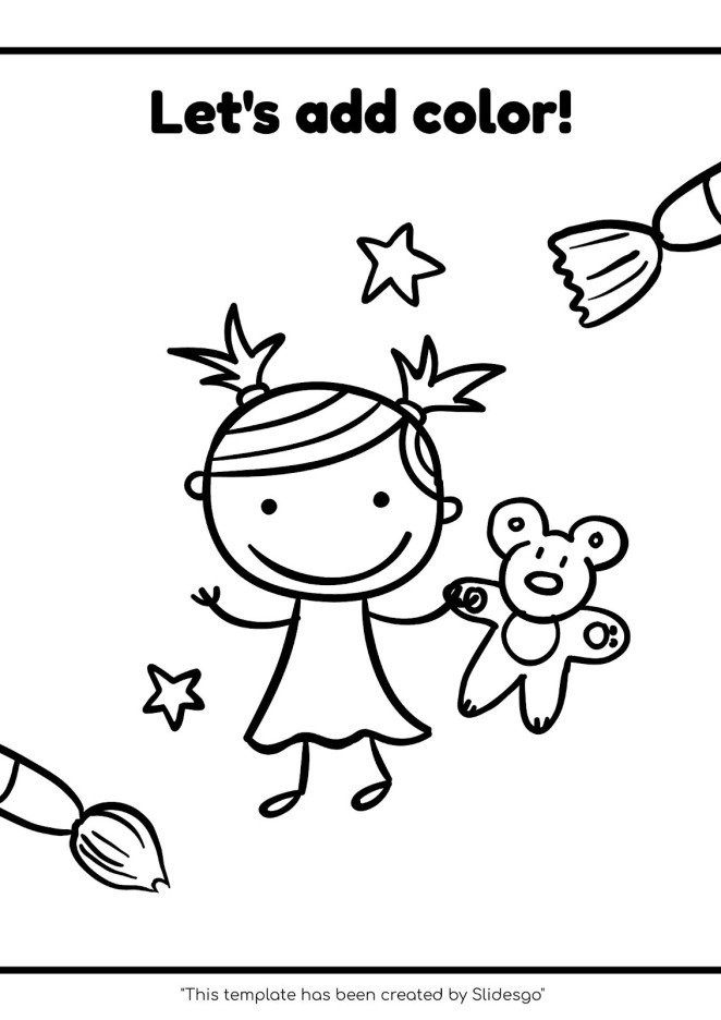 Doodle Coloring Book! | Google Slides & PowerPoint