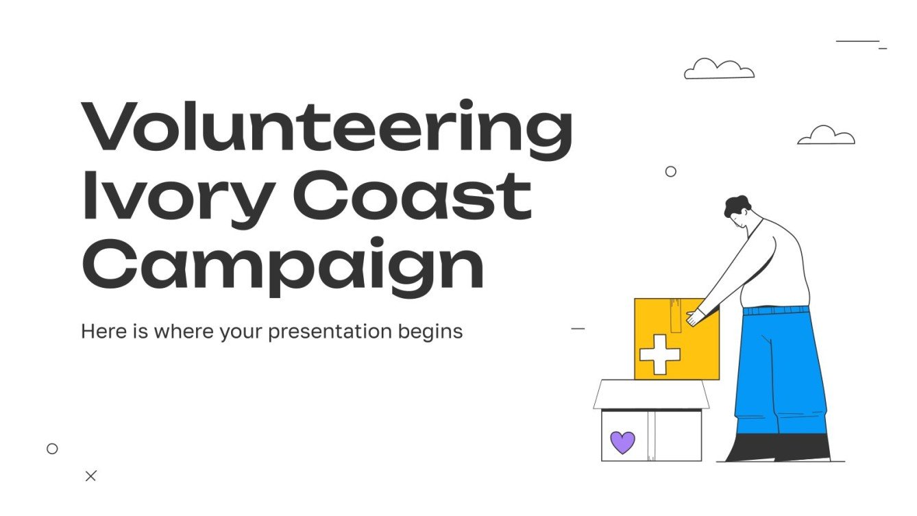 Volunteering Ivory Coast Campaign | Google Slides & PPT