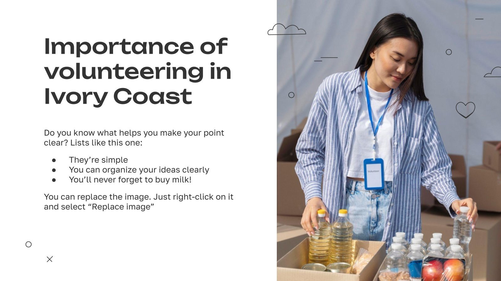 Volunteering Ivory Coast Campaign | Google Slides & PPT