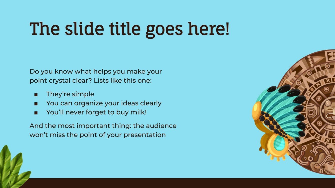 History Major for College: Aztec Culture | Google Slides