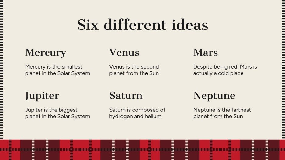 Plaid Pattern Minitheme | Google Slides & PowerPoint