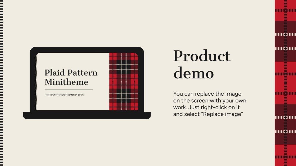 Plaid Pattern Minitheme | Google Slides & PowerPoint