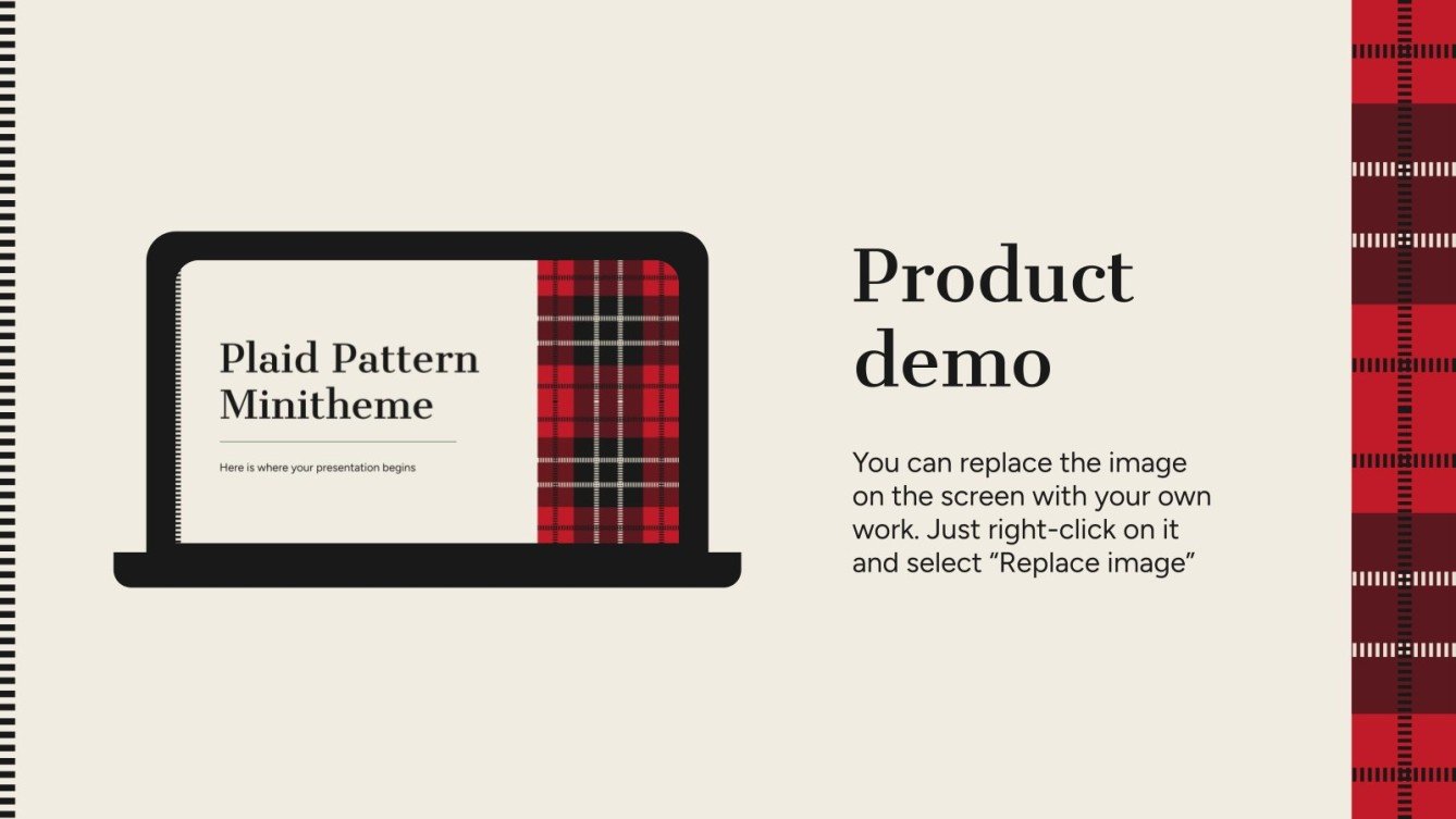 Plaid Pattern Minitheme | Google Slides & PowerPoint