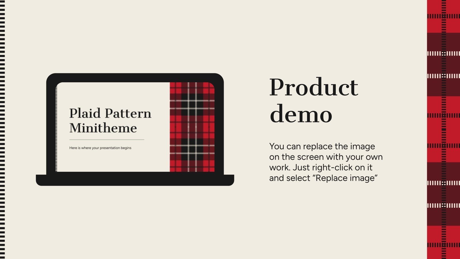 Plaid Pattern Minitheme | Google Slides & PowerPoint