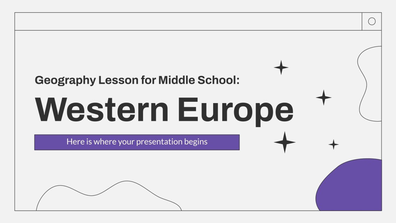 Geography Lesson: Western Europe | Google Slides & PPT