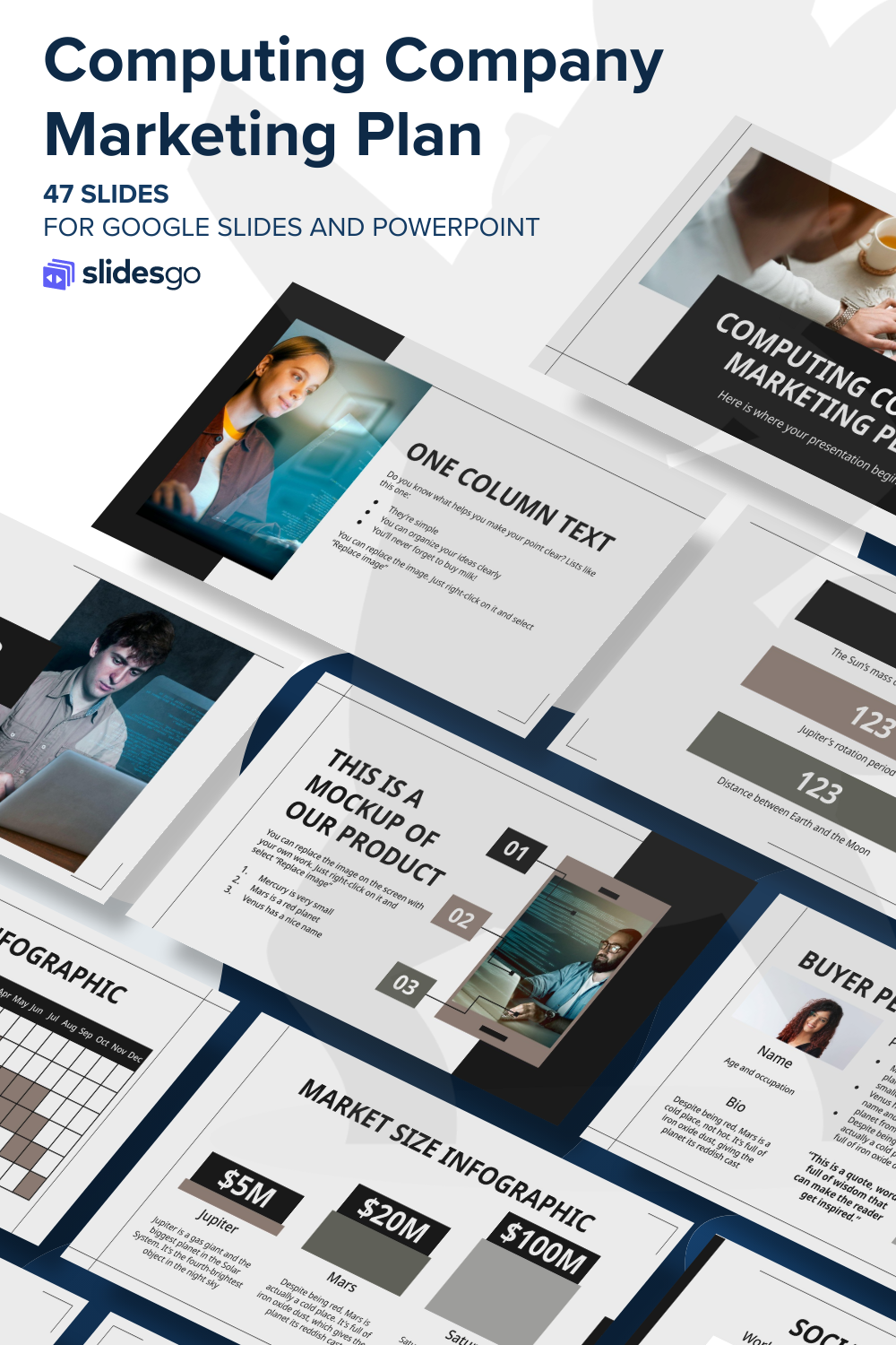 Computing Company Marketing Plan | Google Slides & PPT