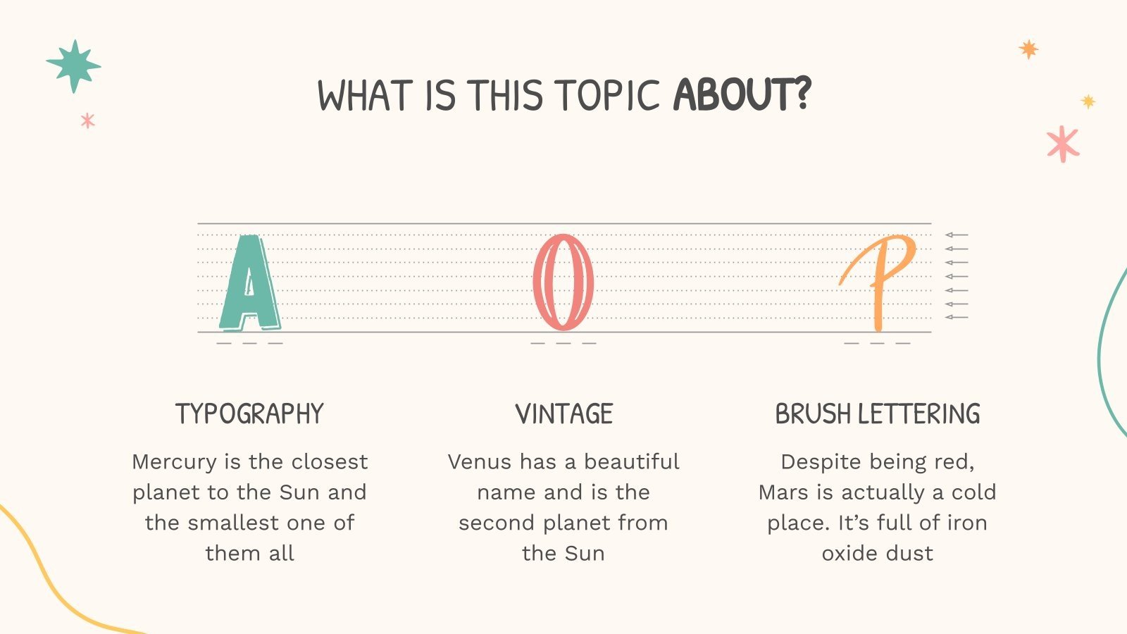 Beautiful Lettering Workshop | Google Slides & PowerPoint