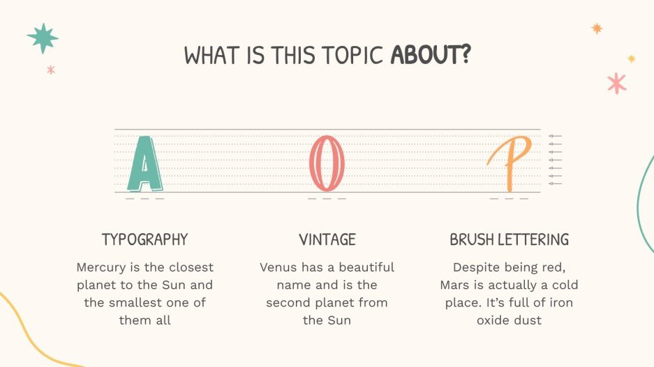 Beautiful Lettering Workshop | Google Slides & PowerPoint