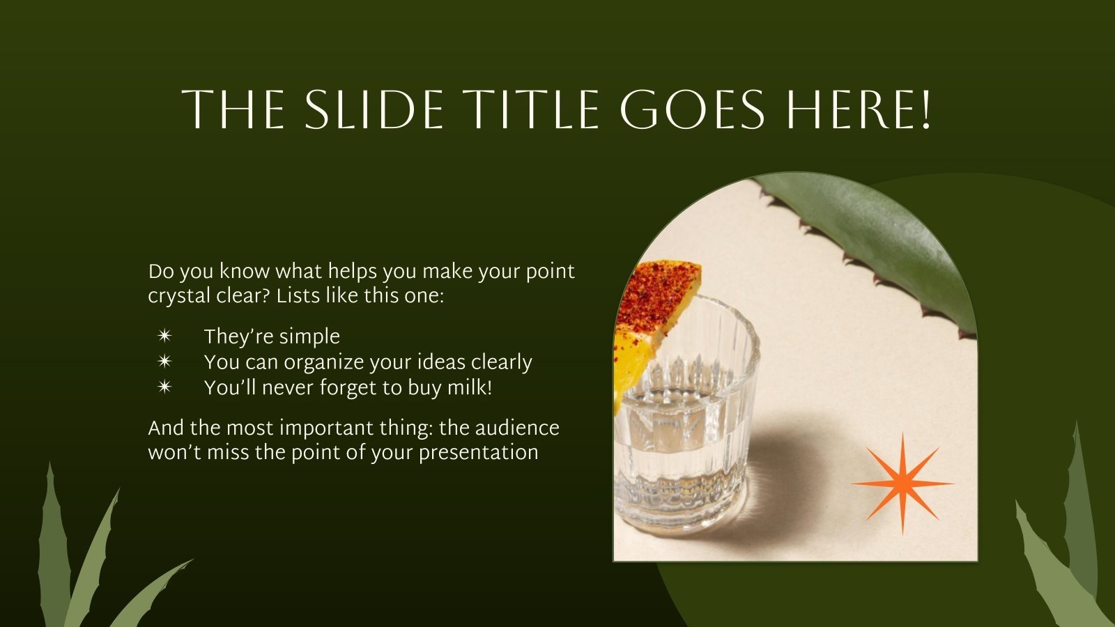 Tout savoir sur l'agave | Google Slides et PowerPoint