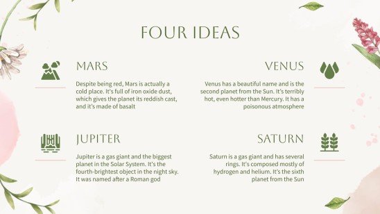 Watercolor Nature Marketing Campaign | Google Slides & PPT