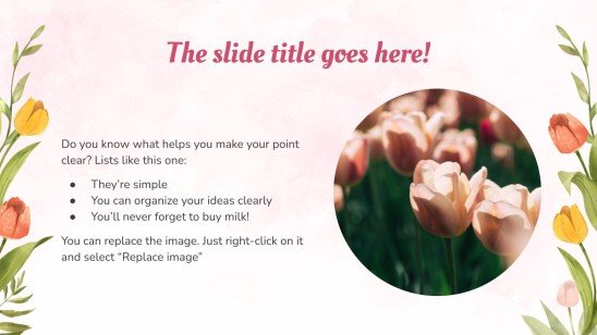 Tulips Minitheme | Google Slides & PowerPoint template
