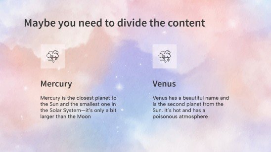 Pastel Sky Watercolor Theme | Google Slides & PPT