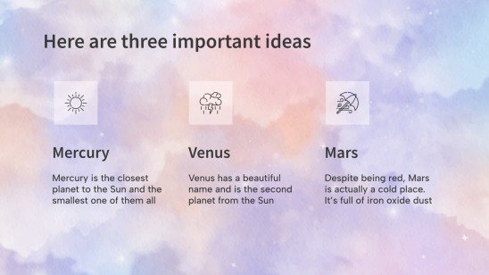 Pastel Sky Watercolor Theme | Google Slides & PPT