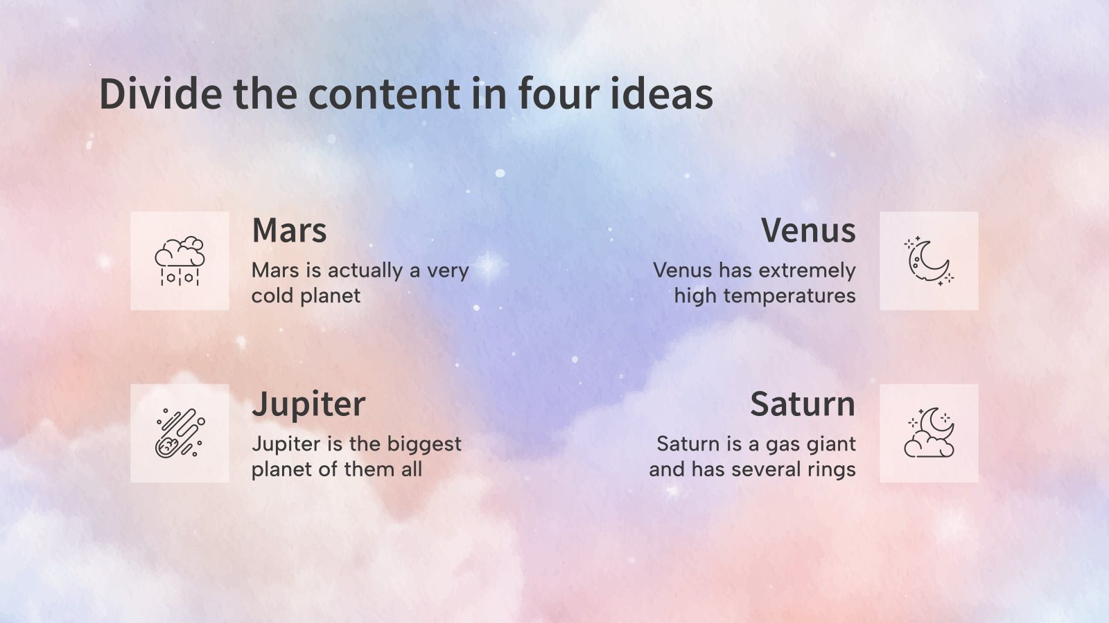 Pastel Sky Watercolor Theme | Google Slides & PPT