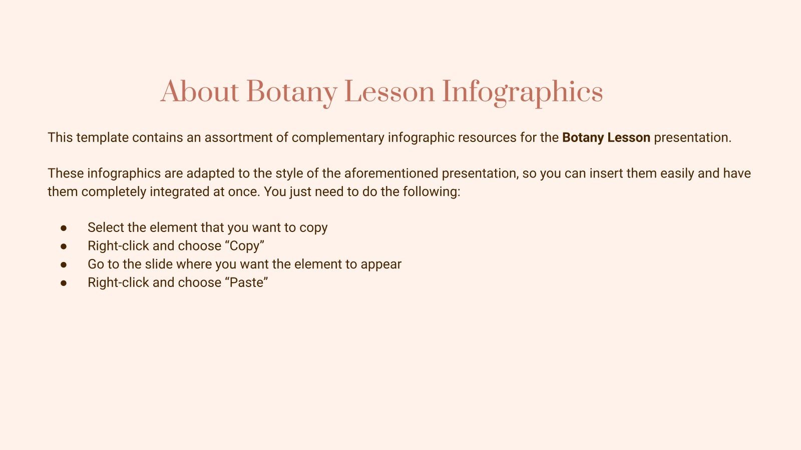 Botany Lesson Infographics | Google Slides and PowerPoint