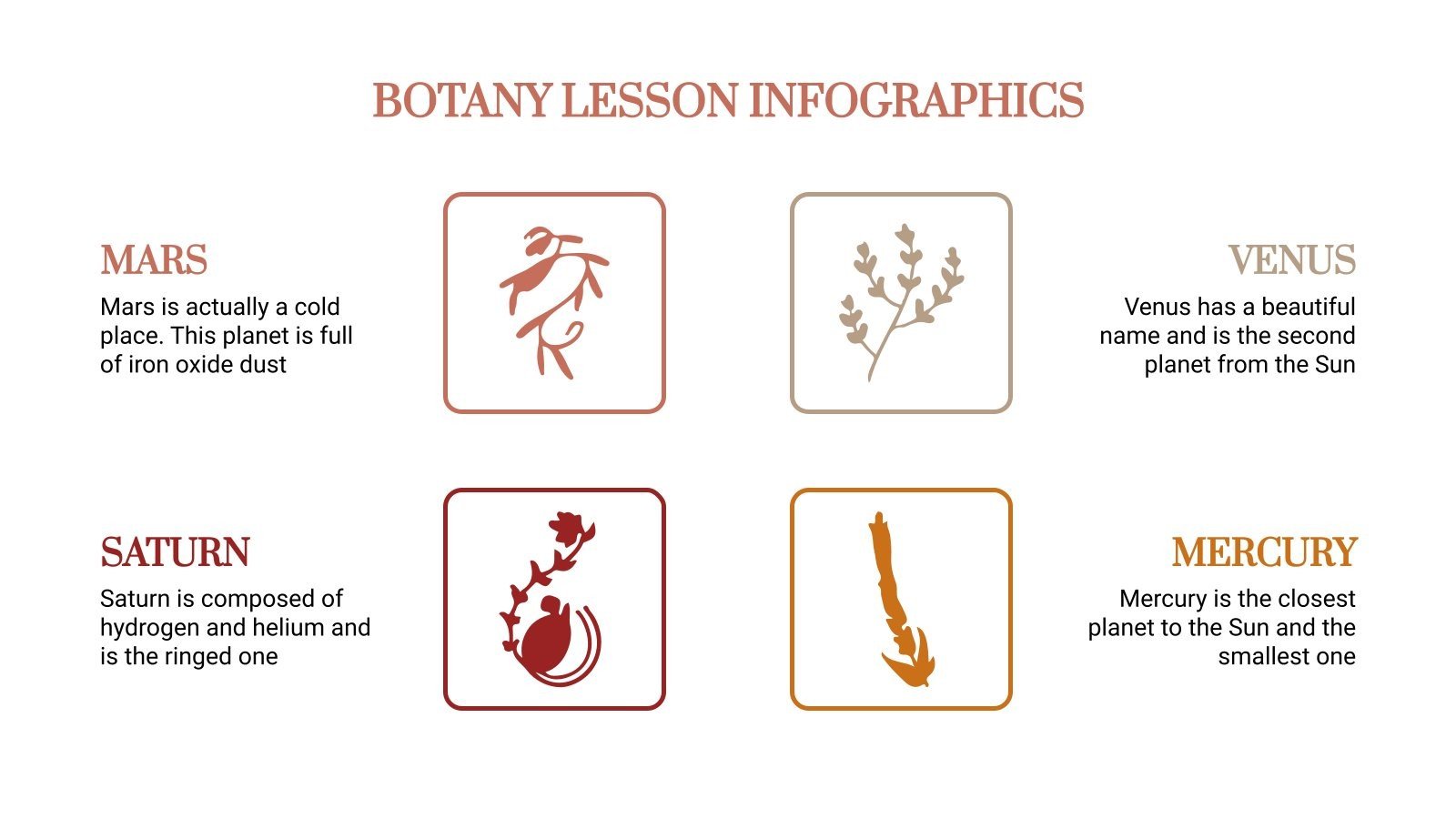 Botany Lesson Infographics | Google Slides and PowerPoint